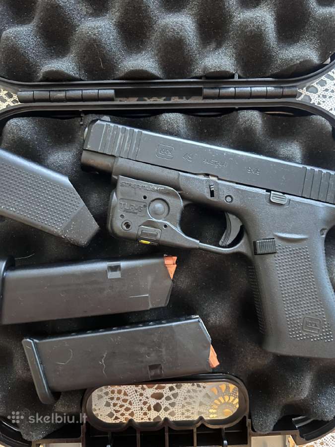 Parduodu Glock 48 su priedais. Mažai naudotas - Skelbiu.lt