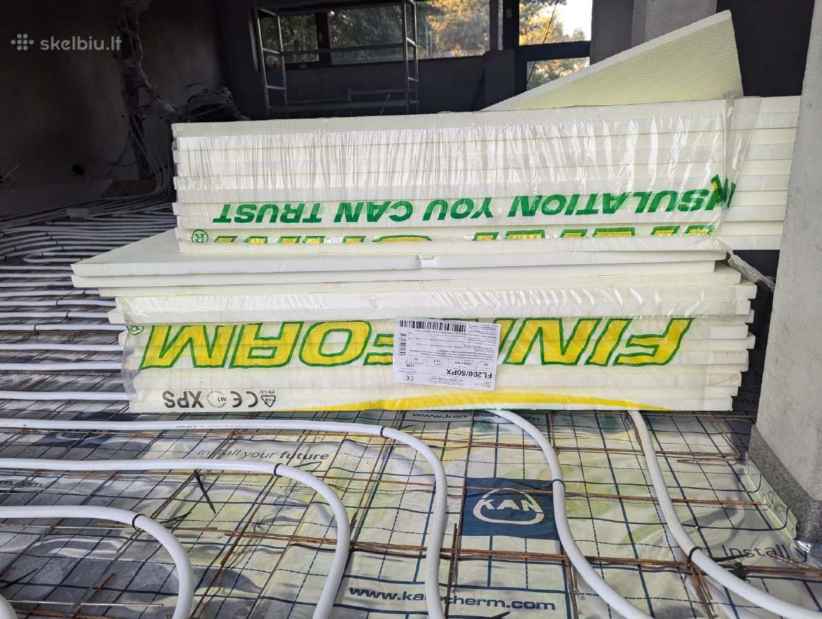 Finnfoam Xps 50mm ekstruzinis polistirolas - Skelbiu.lt