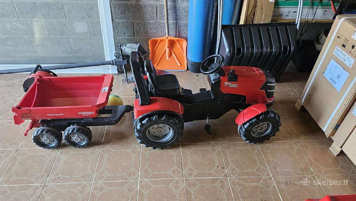 Rolly Toys traktoriukas X-trac Premium su priekaba - Skelbiu.lt