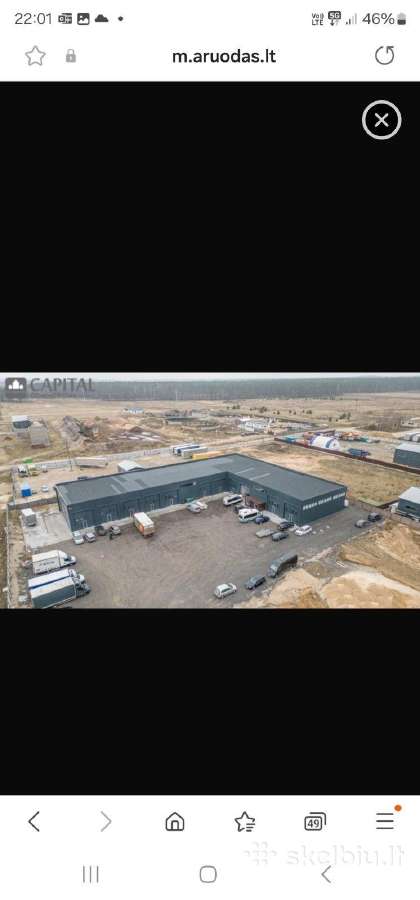 Nuomojamos naujas sandelis Pagiriuose - Skelbiu.lt