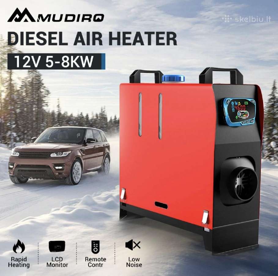 Mobilūs dyzelinis šildytuvas Webasto 8kw 12v 220v. - Skelbiu.lt