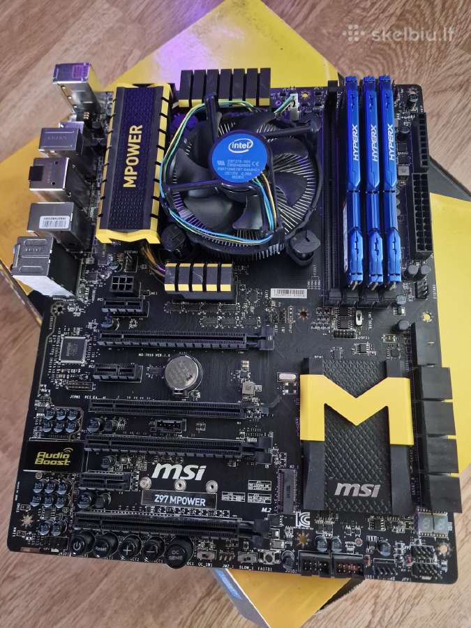 Msi Z97 Mpower - Skelbiu.lt