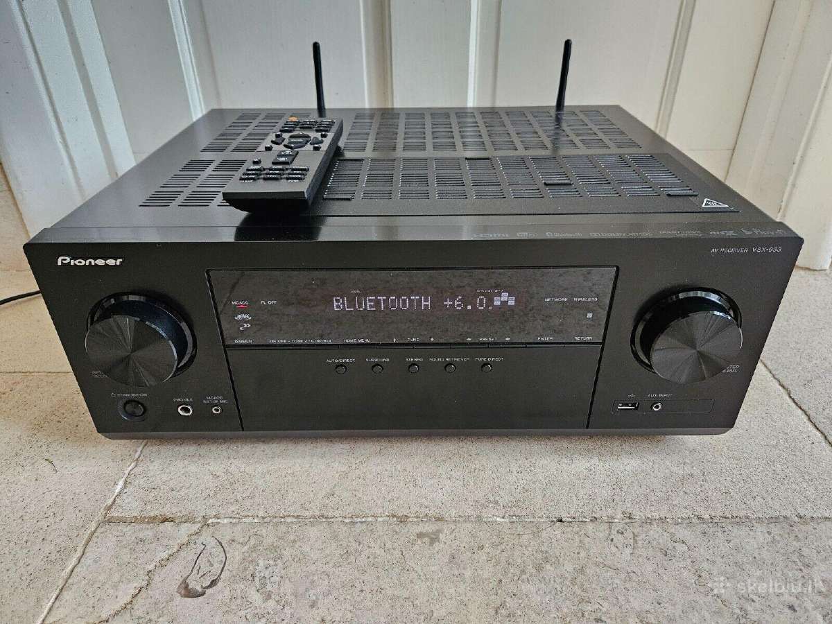 Pioneer vsx-933 Wi-fi Bluetooth 4k Resyveris - Skelbiu.lt