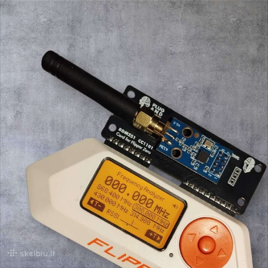 Cc1101 Flipper Zero Sub-GHz module 315-433-900 MHz - Skelbiu.lt