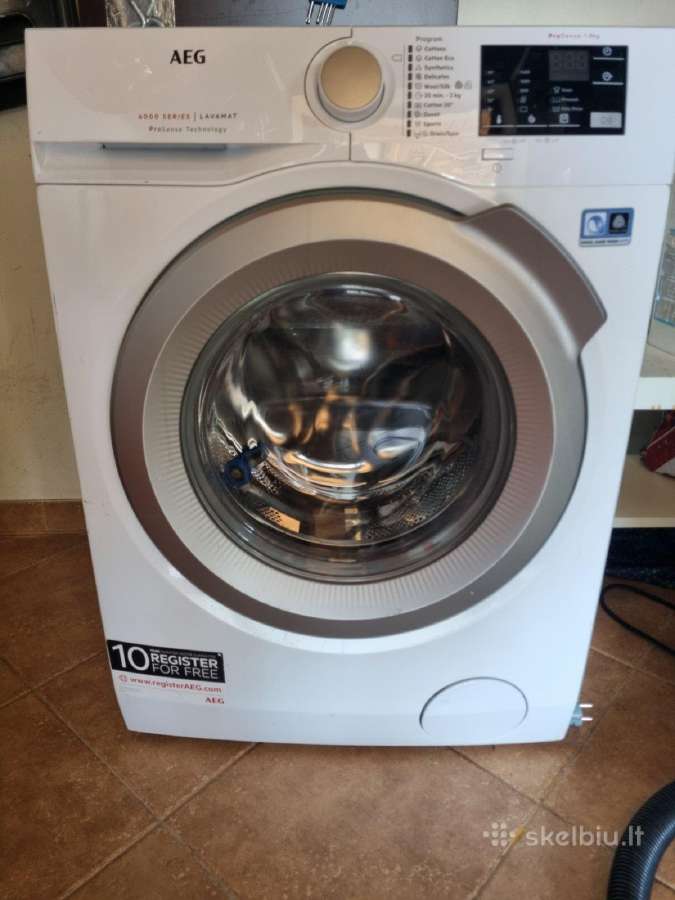 Skalbimo mašina Aeg 6000, 8 kg - Skelbiu.lt