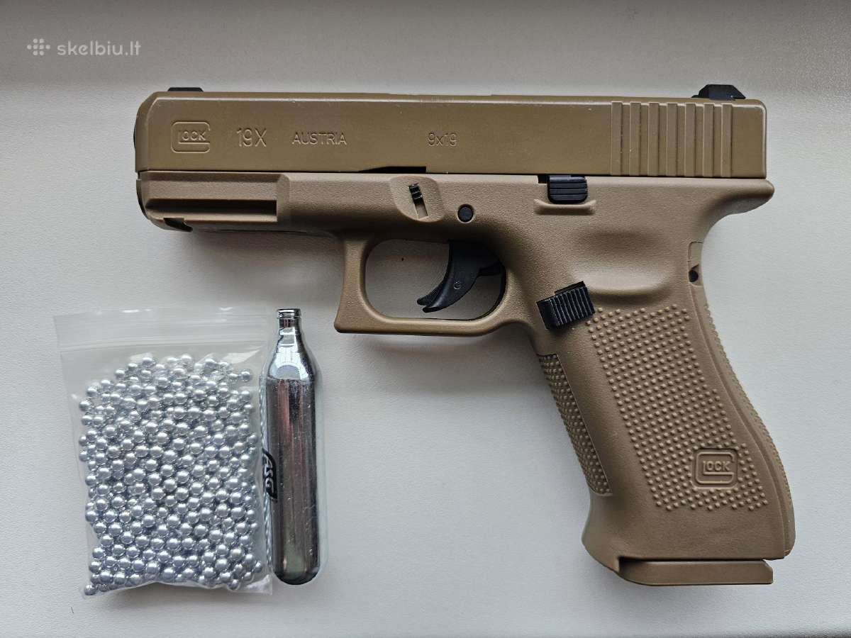 Pneumatinis ginklas Glock 19x co2 - Skelbiu.lt