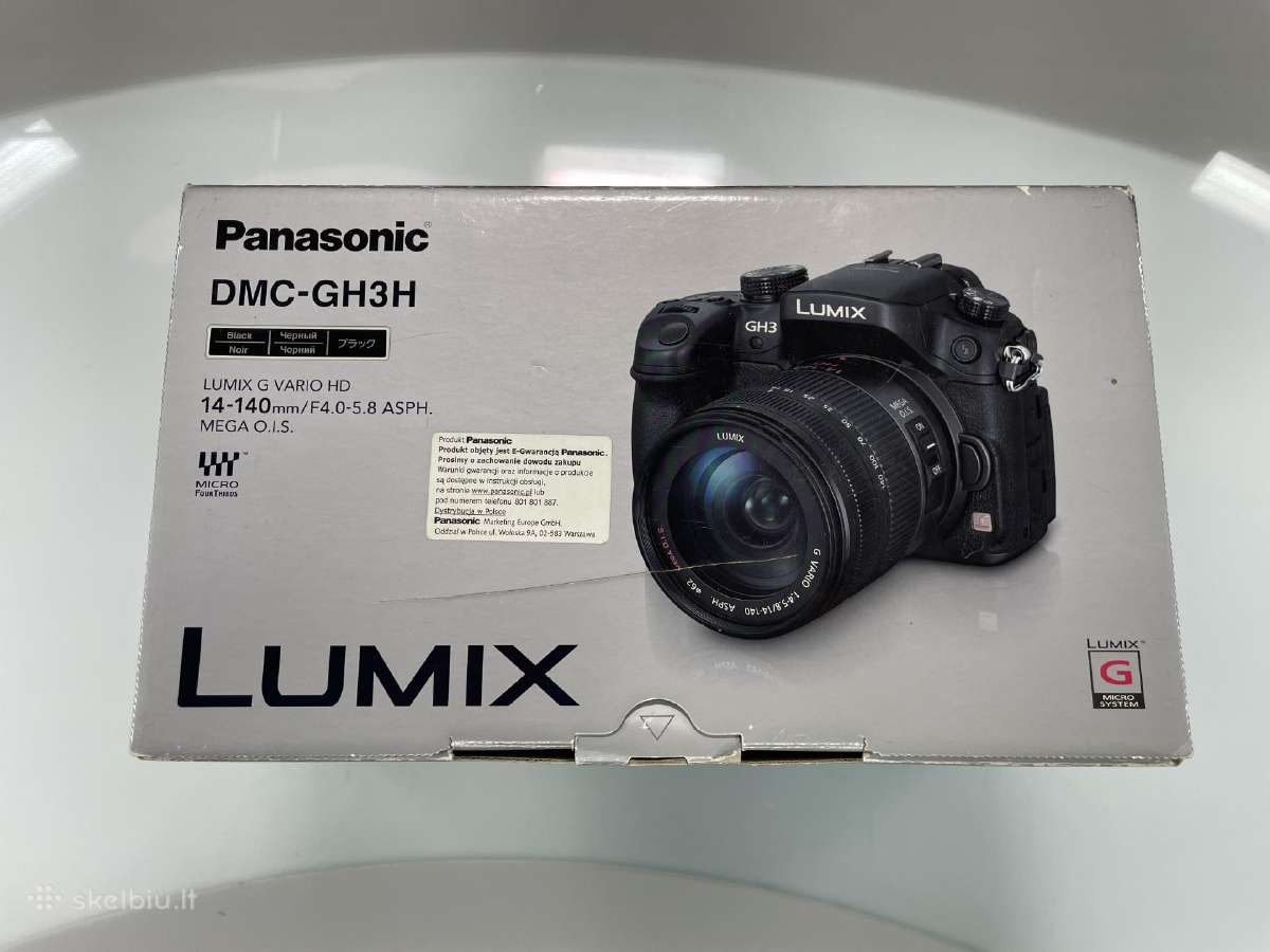 Panasonic Lumix Dmc Gh3 - Skelbiu.lt