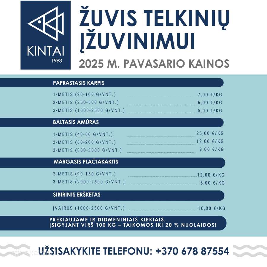 Žuvis Įžuvinimui - Skelbiu.lt
