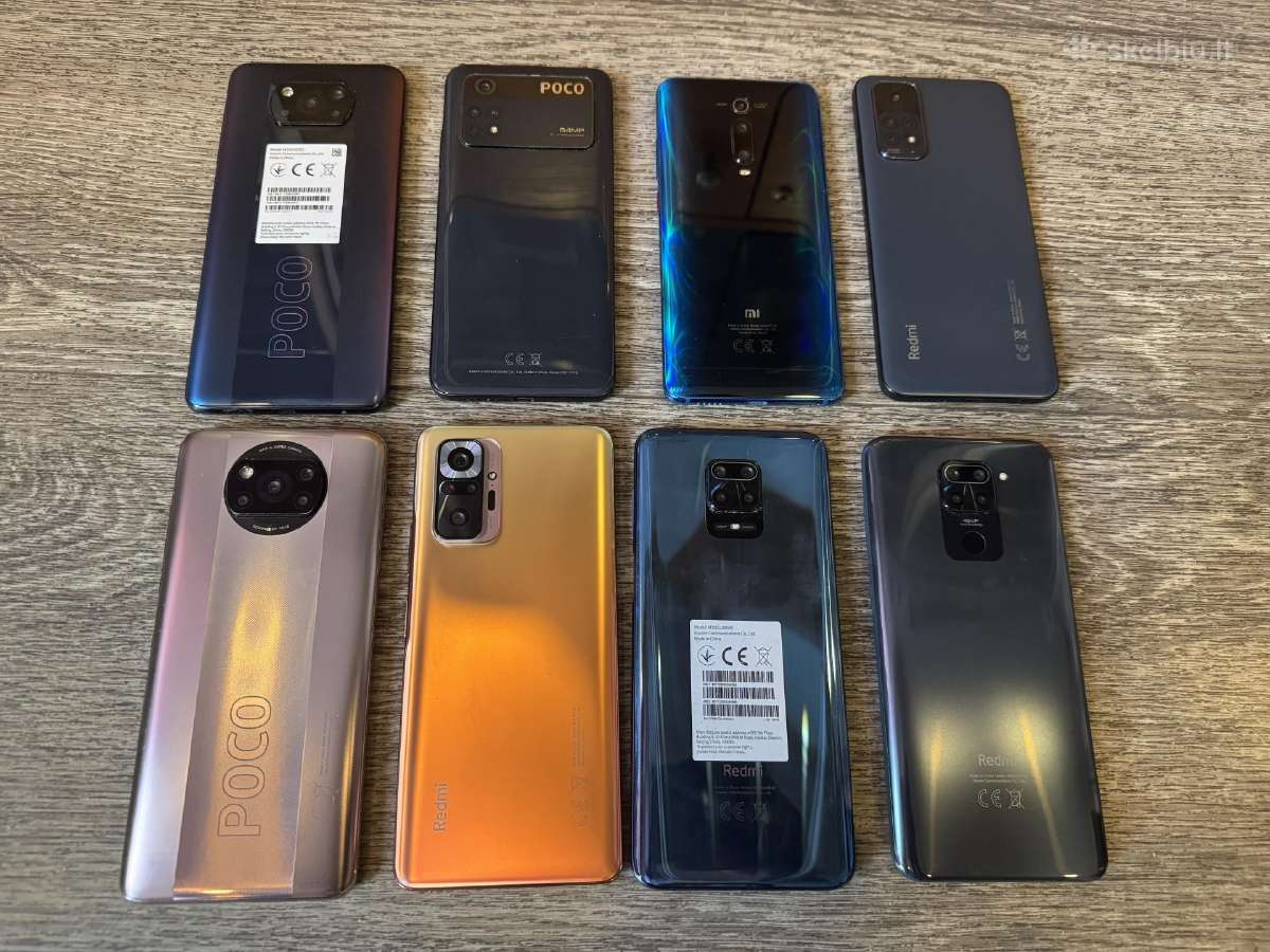 Xiaomi Mi, Redmi, Poco serija ir kt. telefonai - Skelbiu.lt