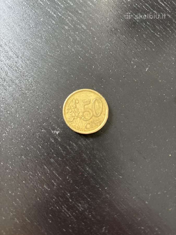 Retas 1999 m spain 50ct pinigas - Skelbiu.lt