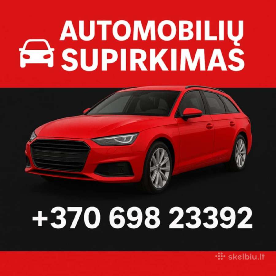 Automobiliu Supirkimas Visoje Lietuvoje | A29321298
