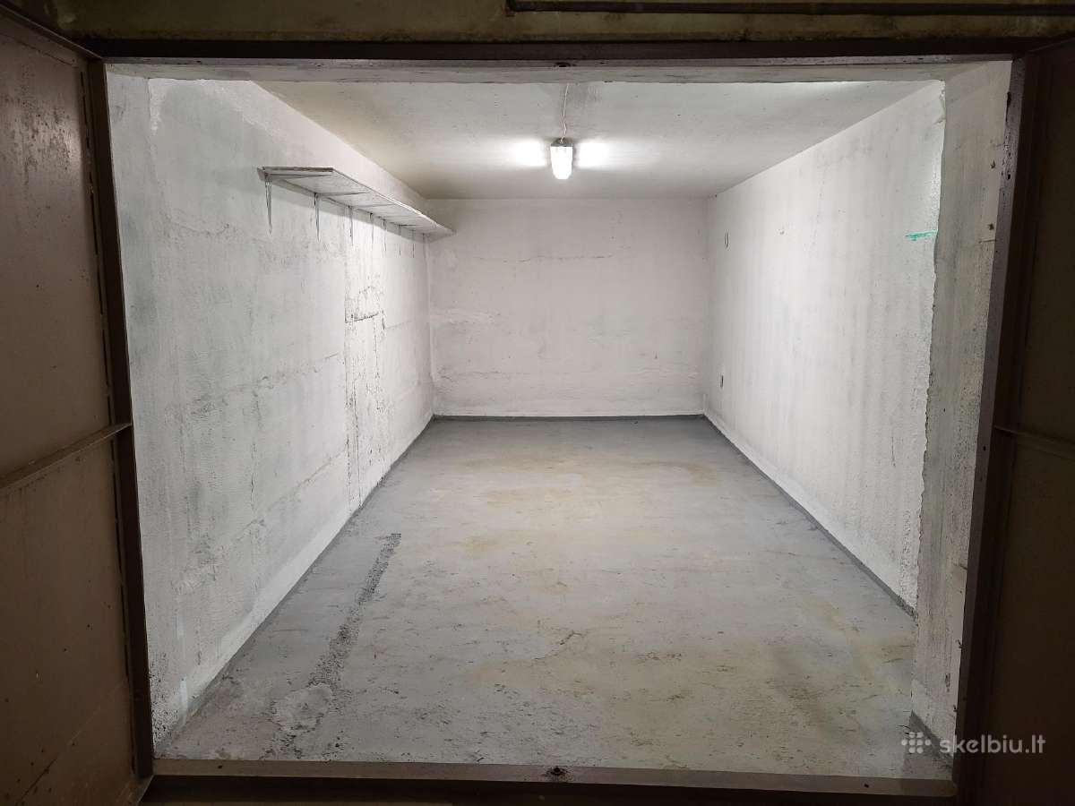 Garažas, Vilniuje Žvėryne Paribio g., požeminis garažas Nekilnojamo ...
