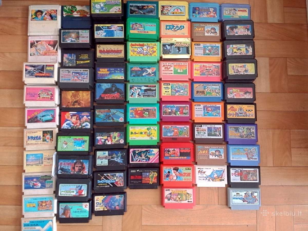 Originalus Nintendo Famicom/nes/ziliton zaidimai - Skelbiu.lt
