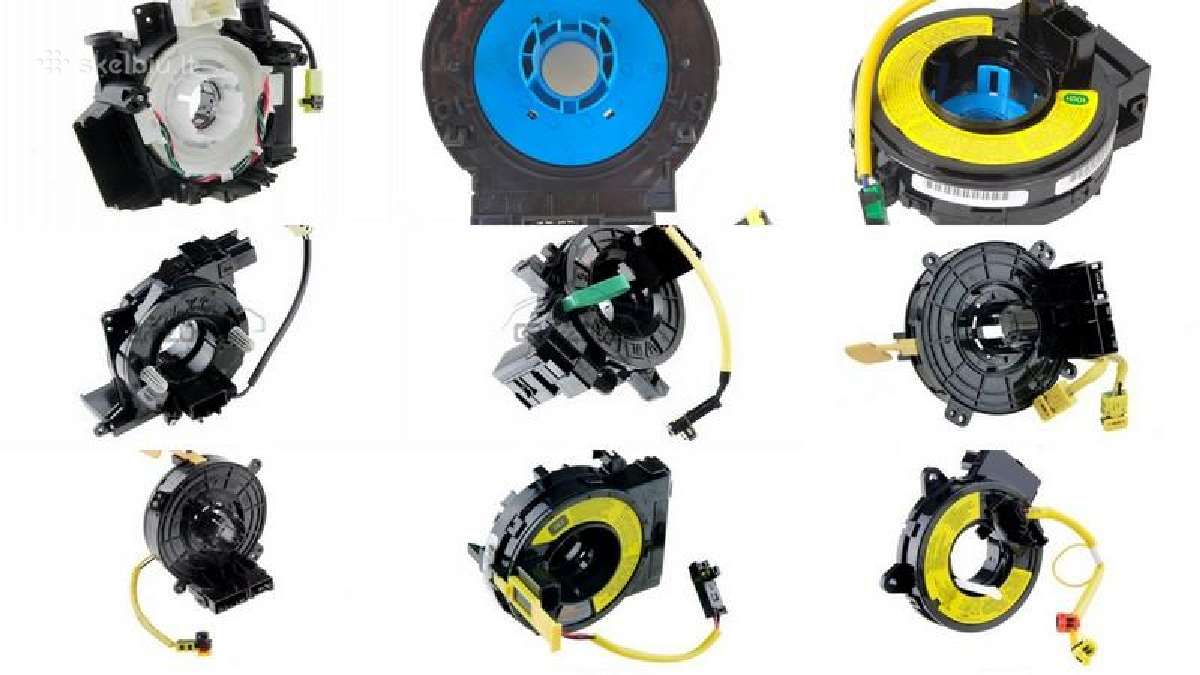 Naujos vairo ritės, vairo juostos, airbag kasetės - Skelbiu.lt