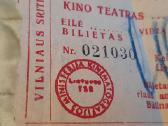 Kino teatro bilietas - Skelbiu.lt
