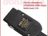 Vcds Arm Stm32f405 chipu tikras Hex-v2 Oem 1:1 - Skelbiu.lt