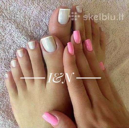 Manikiūras +pedikiūras (su geliniu lakavimu) 35eur - Skelbiu.lt