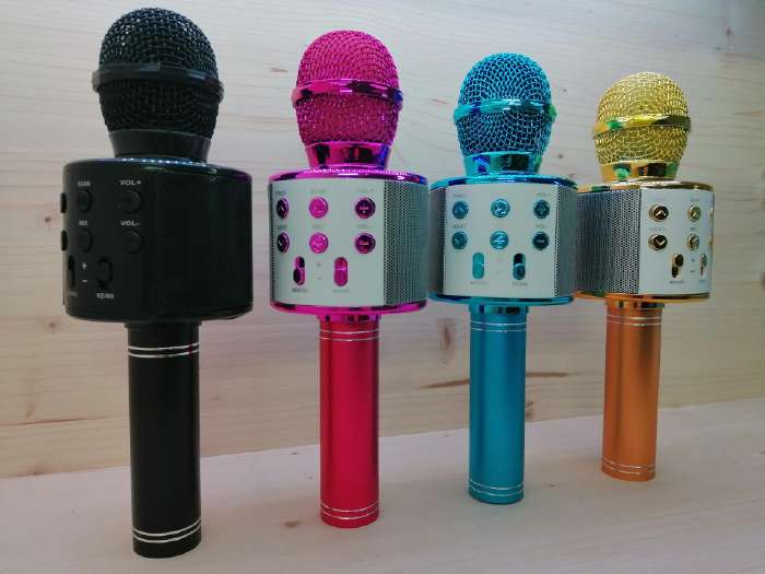 Karaoke mikrofonai usb. Bluetooth. Aux. Sd kortele - Skelbiu.lt