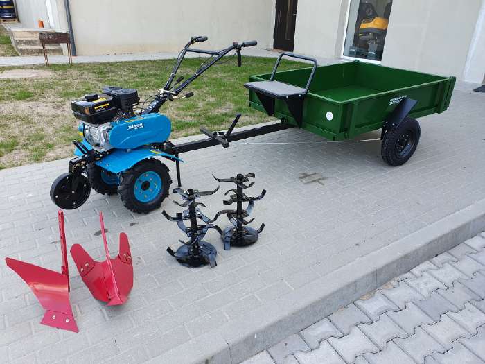 Motoblokas kultivator. su priekaba ir paletintoju - Skelbiu.lt