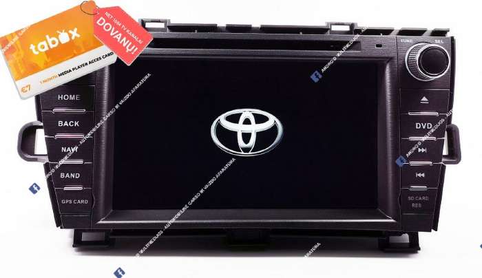 Toyota Prius Multimedia . Android 10 , 4/64gb Dsp - Skelbiu.lt