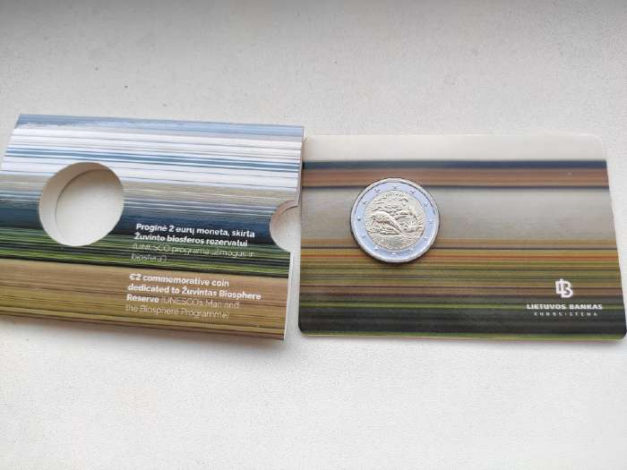 Moneta, skirta Žuvinto biosferos rezervatui Lv - Skelbiu.lt
