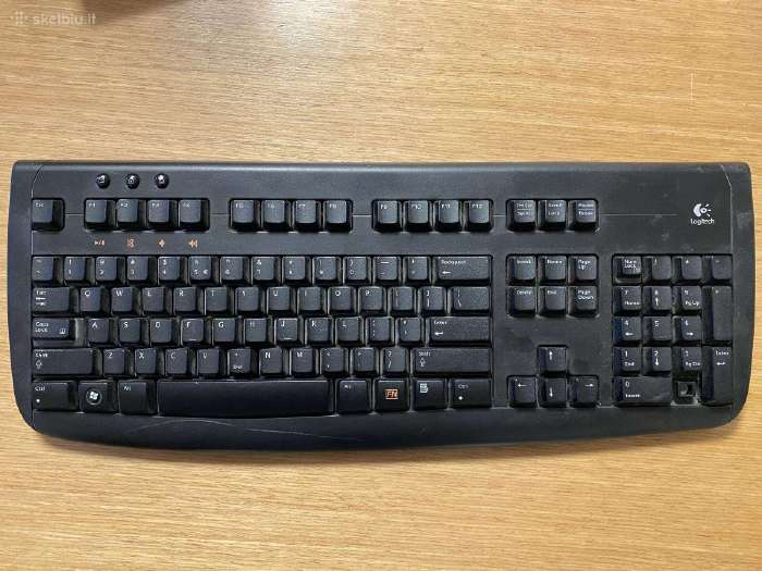 Logitech Deluxe 660 Cordless Desktop klaviatūra - Skelbiu.lt