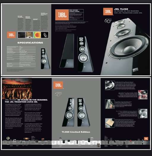 Jbl tl260 limited edition 60th anniversary! - Skelbiu.lt
