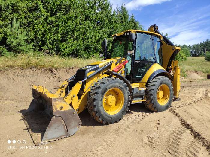 Ekskavatorinio - krautuvo Cat 434f (račioko) nuoma - Skelbiu.lt