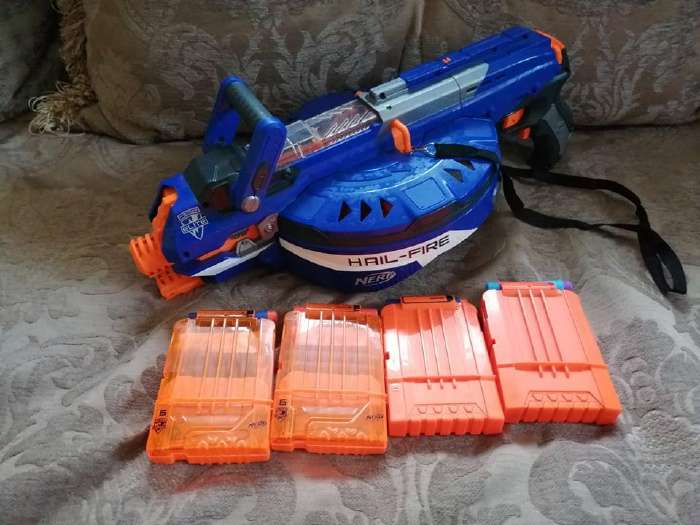 Nerf N-strike Elite Hail-fire - Skelbiu.lt