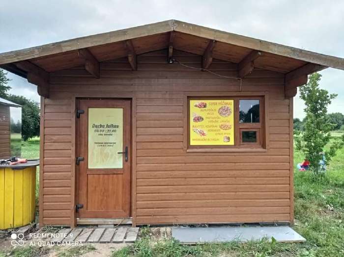 Pardavimo paviljonas kebabinė - lauko kepimo pečiu - Skelbiu.lt