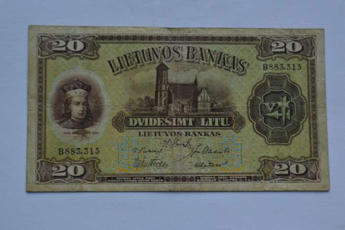 20 litu 1930 m. - Skelbiu.lt
