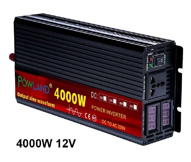 Įtampos keitiklis – inverteris 12v-220v 4000w - Skelbiu.lt
