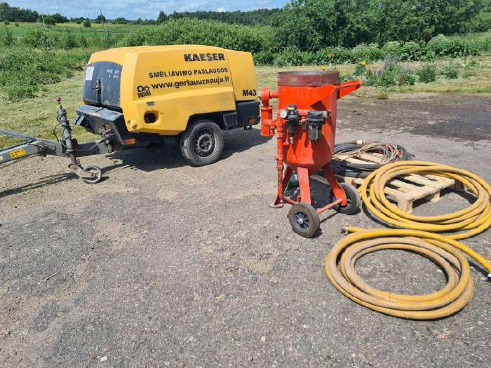 Kompresorius Kaeser M43 su smeliavimo iranga - Skelbiu.lt