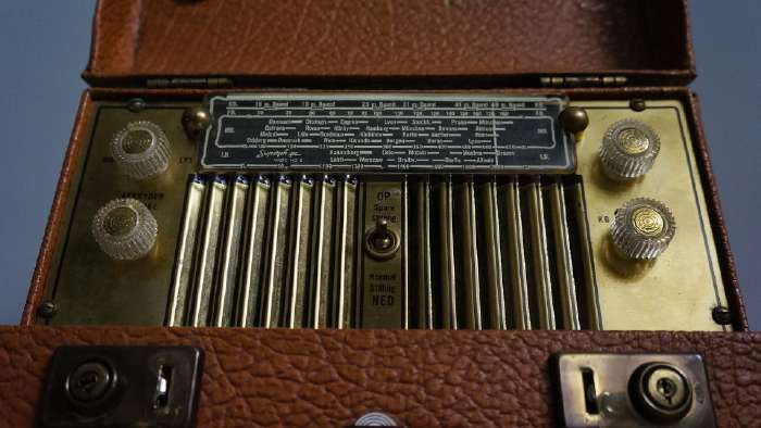 Vintage portable tube radio - Skelbiu.lt