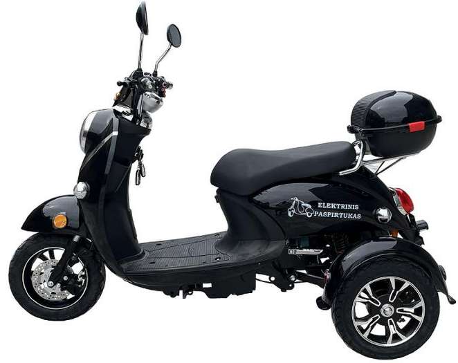 Elektrinis triratis motoroleris/mopedas L2 800w - Skelbiu.lt