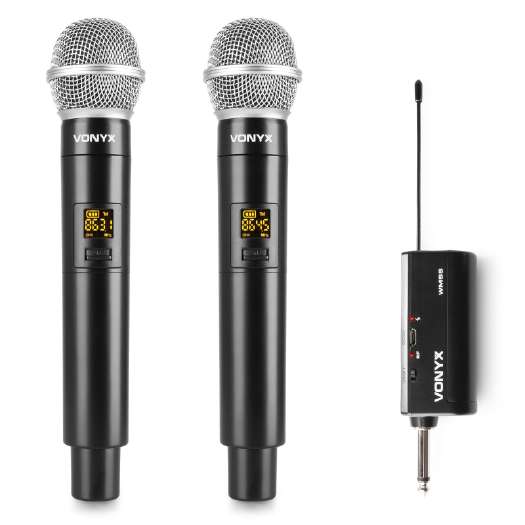 Bevieliai mikrofonai Vonyx Wm552 Plug-and-play Uhf - Skelbiu.lt