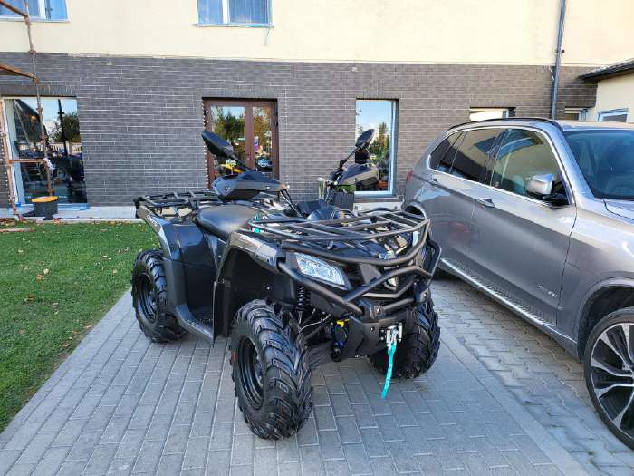 Registruojamas keturratis cfmoto 450 +Dovanos - Skelbiu.lt