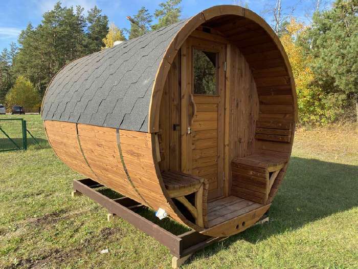 Lauko pirtis, medinės pirtys, apvali pirtis, bačka - Skelbiu.lt