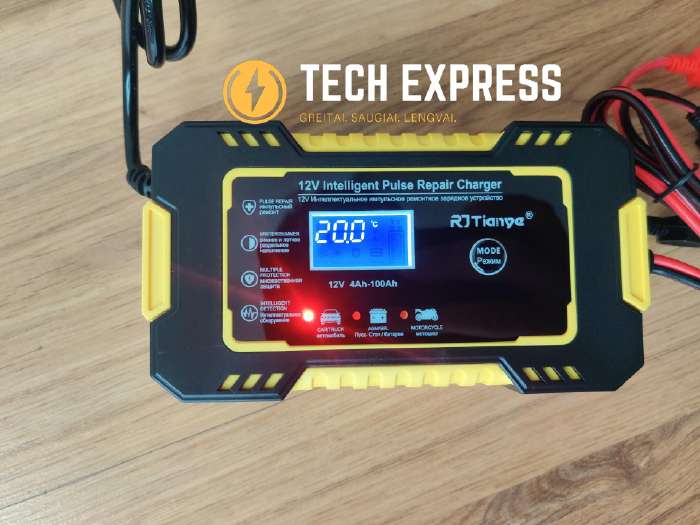 Smart Akumuliatorių pakrovėjas įkroviklis 12v 6a - Skelbiu.lt