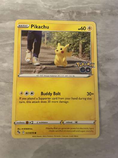 Pokemon Go korta - Pikachu - Skelbiu.lt