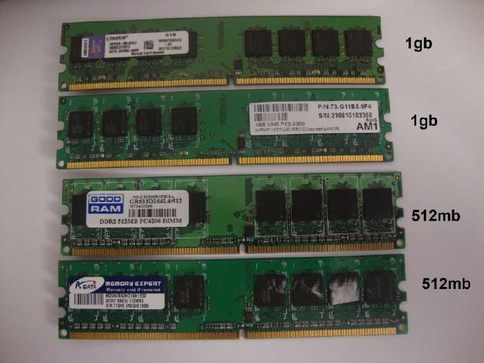 RAM atmintis Ddr2, 1gb, desktop - Skelbiu.lt