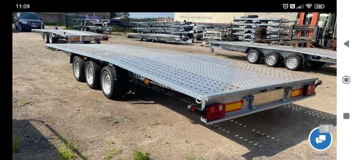 Priekaba- tralas autovežis 8,5 m nuoma - Skelbiu.lt