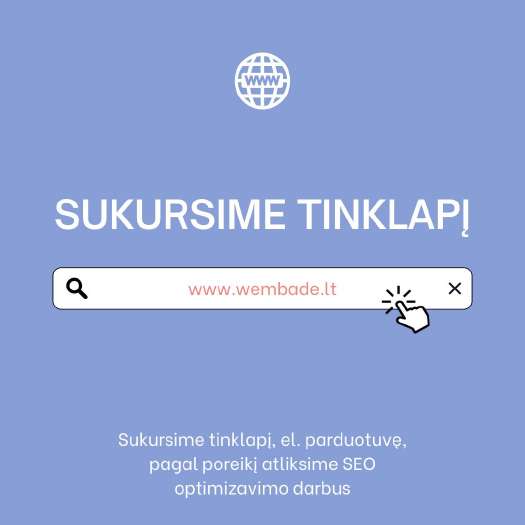 Kuriame internetinius tinklapius, el. parduotuves, - Skelbiu.lt