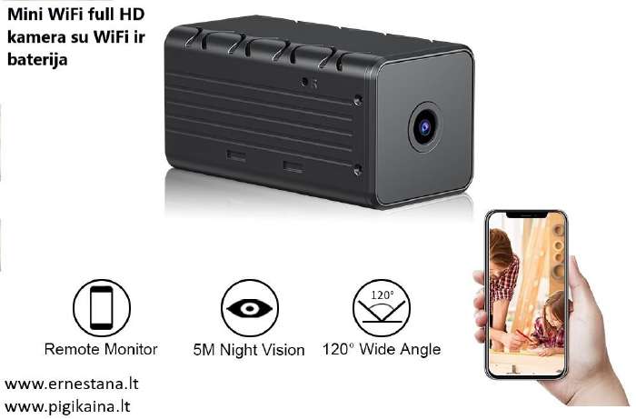 Mini Slaptos Stebėjimo Kameros - Skelbiu.lt