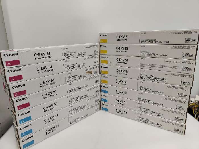 Canon exv 51 Spalvoti toneriai 15 vnt. - Skelbiu.lt