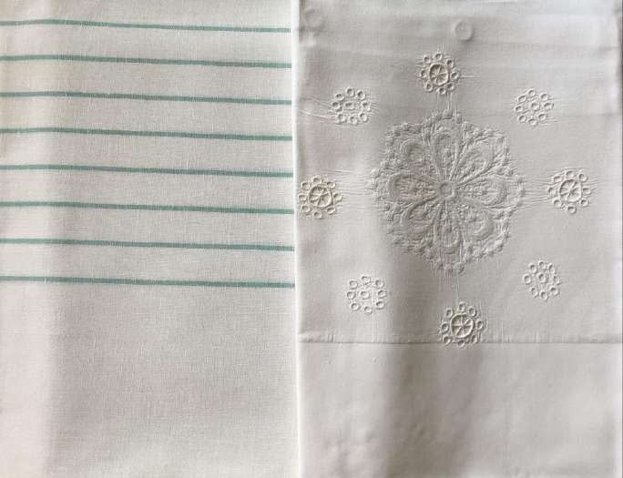 Balti patalynės užvalkalai, lino paklodės - Skelbiu.lt