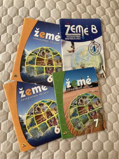 Geografijos atlasas "Žemė" - Skelbiu.lt