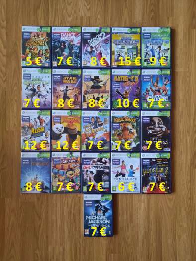 Xbox 360 Kinect ir lenktynių žaidimai - Skelbiu.lt