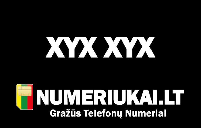 Gražūs Telefono Numeriai: formatas - xyx xyx - Skelbiu.lt