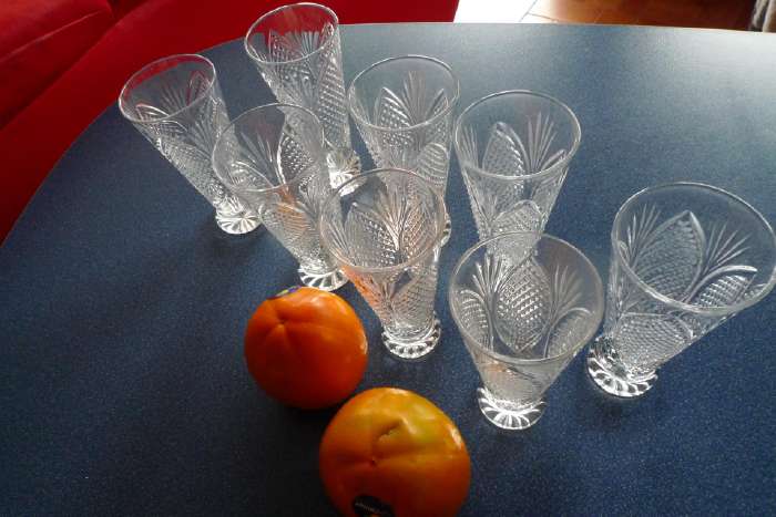 Kristolo taures / stiklines 8 vnt. - Skelbiu.lt